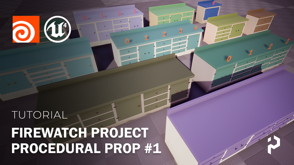 Houdini 18.5 - Firewatch Project - Procedural Prop #1