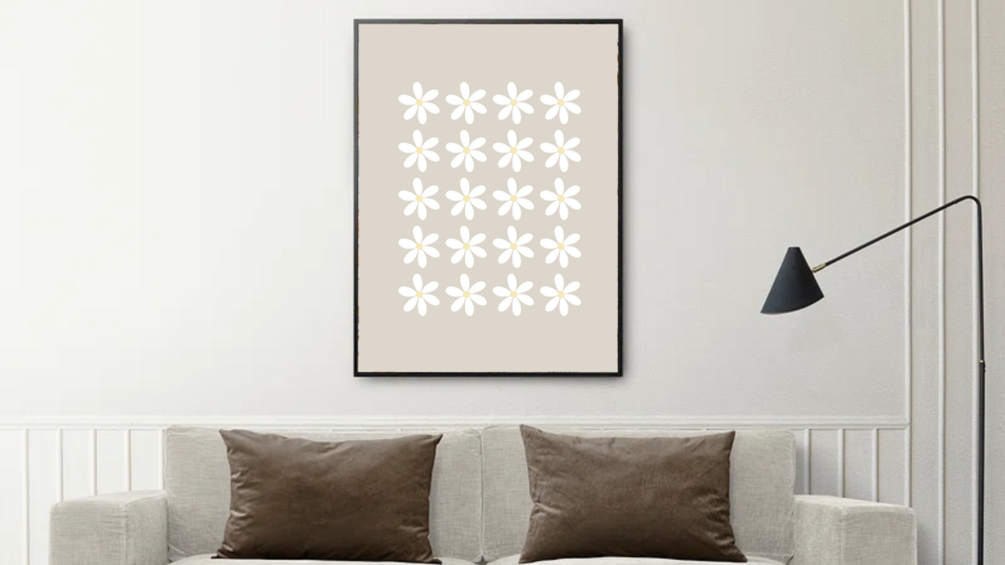 Daisy Flower Print