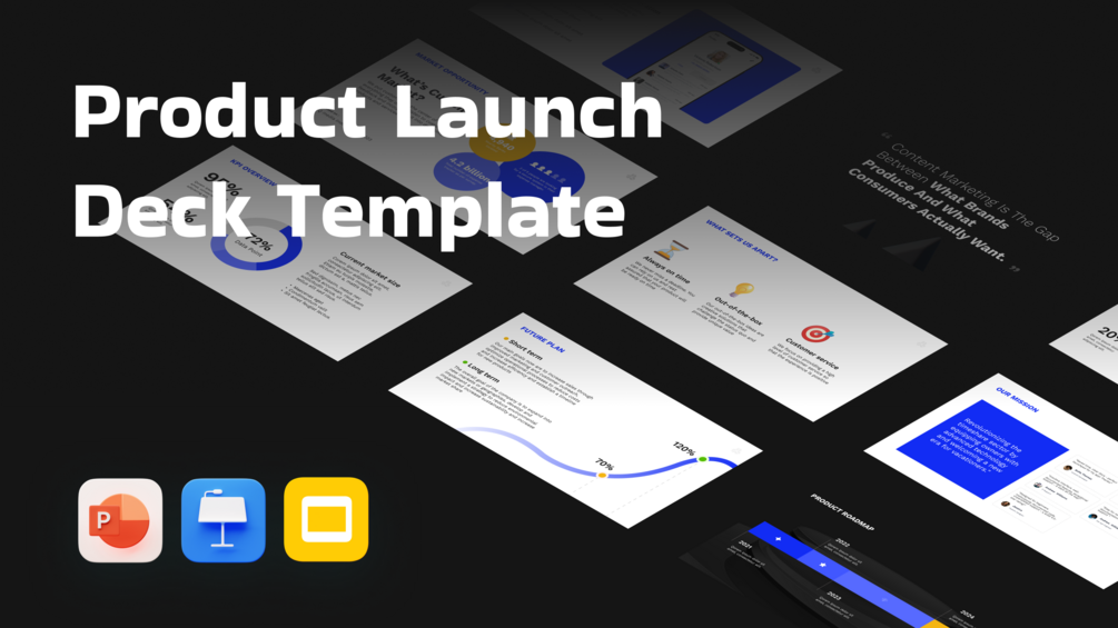 Product Launch Deck Template - 10 Free slides & Pro files Support ...