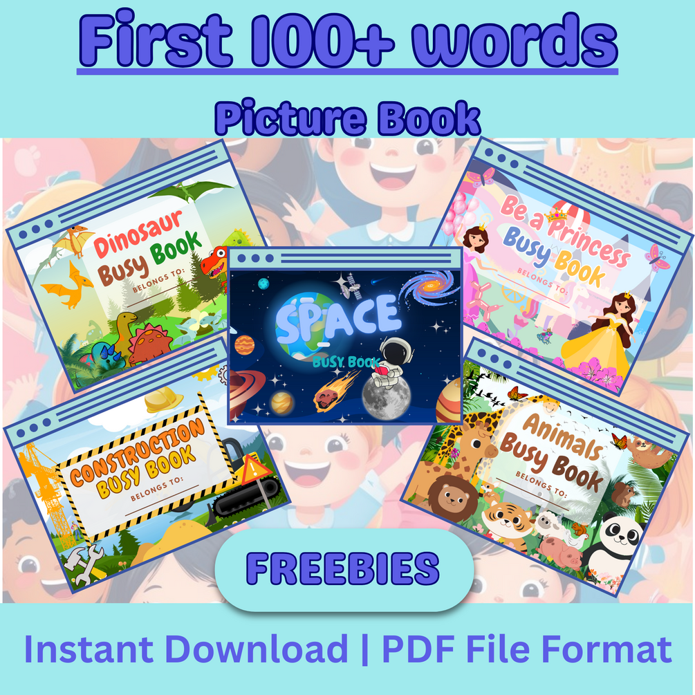 First 100 Words Picture Book for Baby and Toddlers | Pastel Early ...