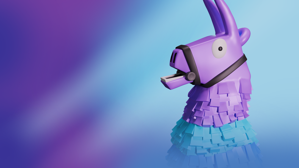 LLama Loot - Fornite Wallpaper (Fan Art)
