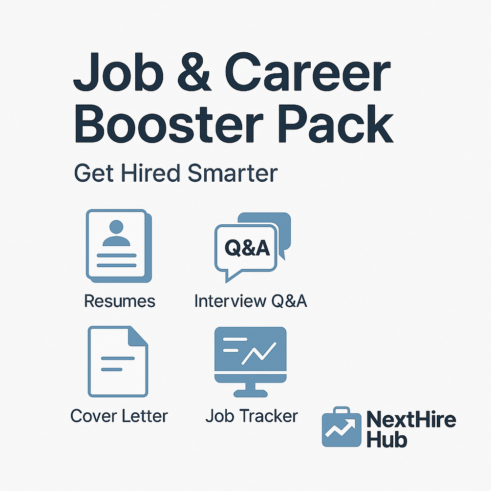 Job & Career Booster Pack - Land Your Dream Job Faster!