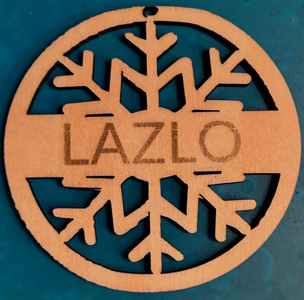 Snowflake Ornament (Custom Name)