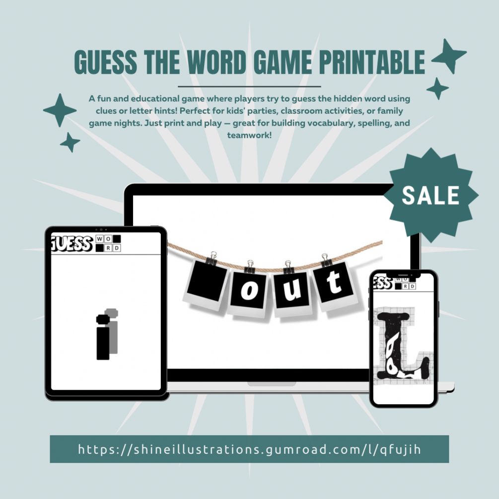 Guess the Word Game Printable