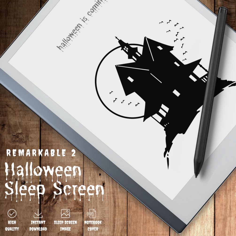 Remarkable 2 Halloween Witchy Sleep Screen & Notebook Cover