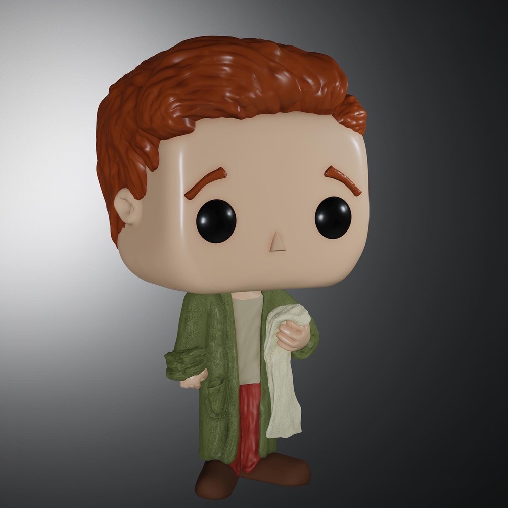 Arthur Dent (h2g2) Digital Sculpture in STL Format