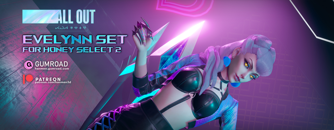 KDA All Out Evelynn Set - Released! - Hanmen