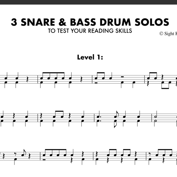 Sight Read Drums