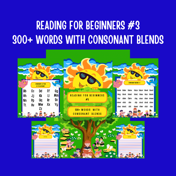 4 IN 1 BUNDLE - READING FOR BEGINNERS (printable and editable to canva)