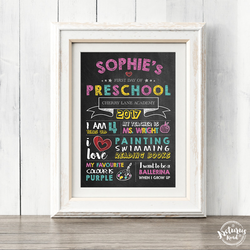 Back To School Digital Print - Girl 01