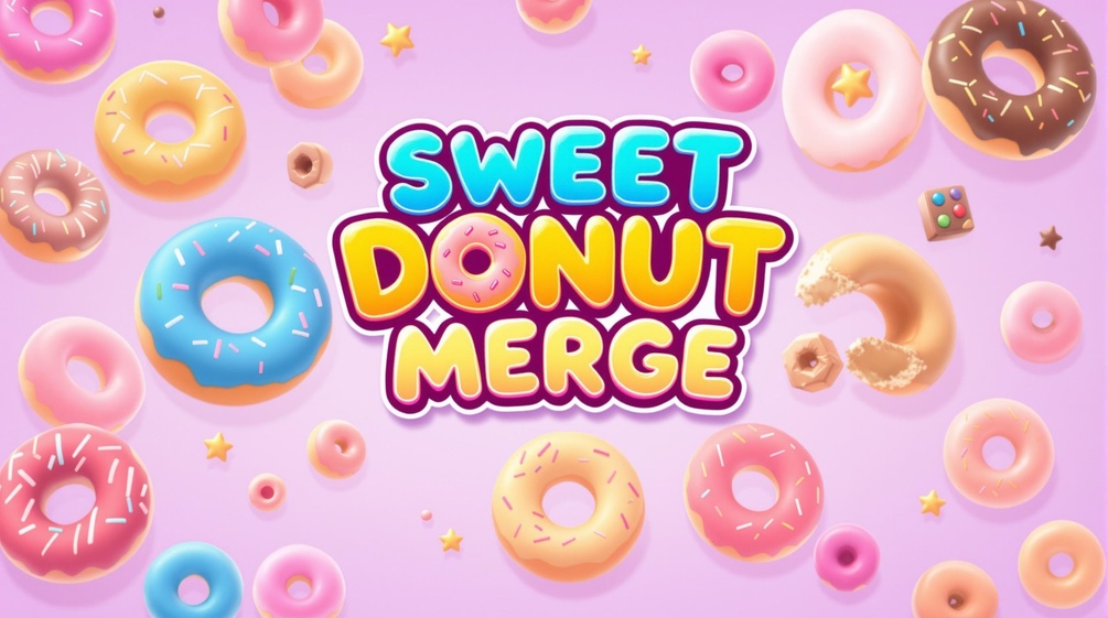Sweet Donut Merge – Fun HTML5 Puzzle Game for Web & Mobile