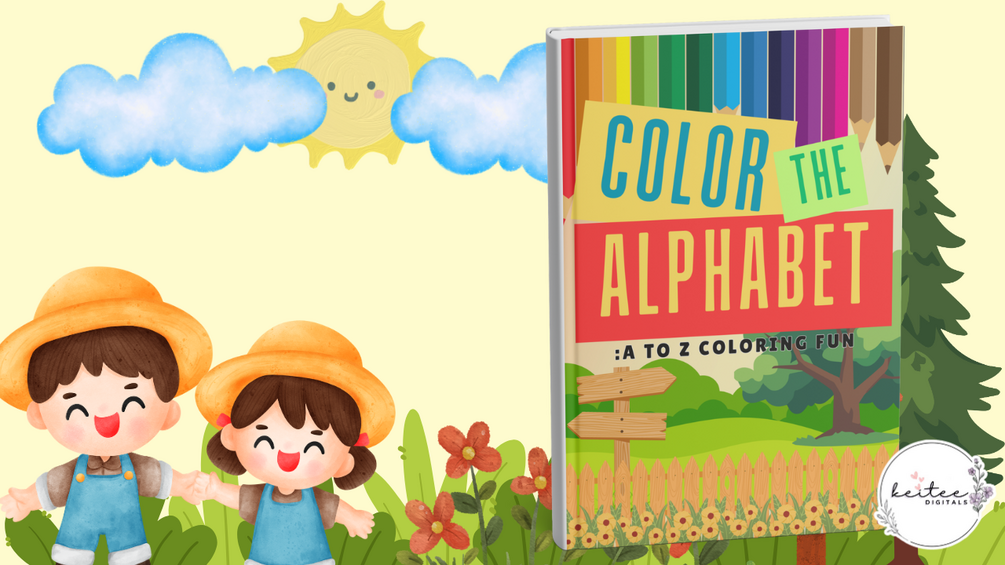 Alphabet Coloring Book for Kids – A to Z Letters & Fun Illustrations ...