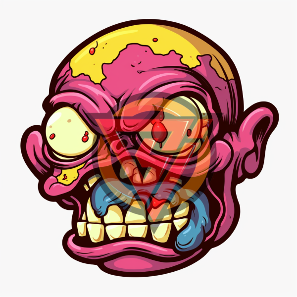 MUTANT ZOMBIE – Terrifying Digital Art (EPS, PSD, SVG)