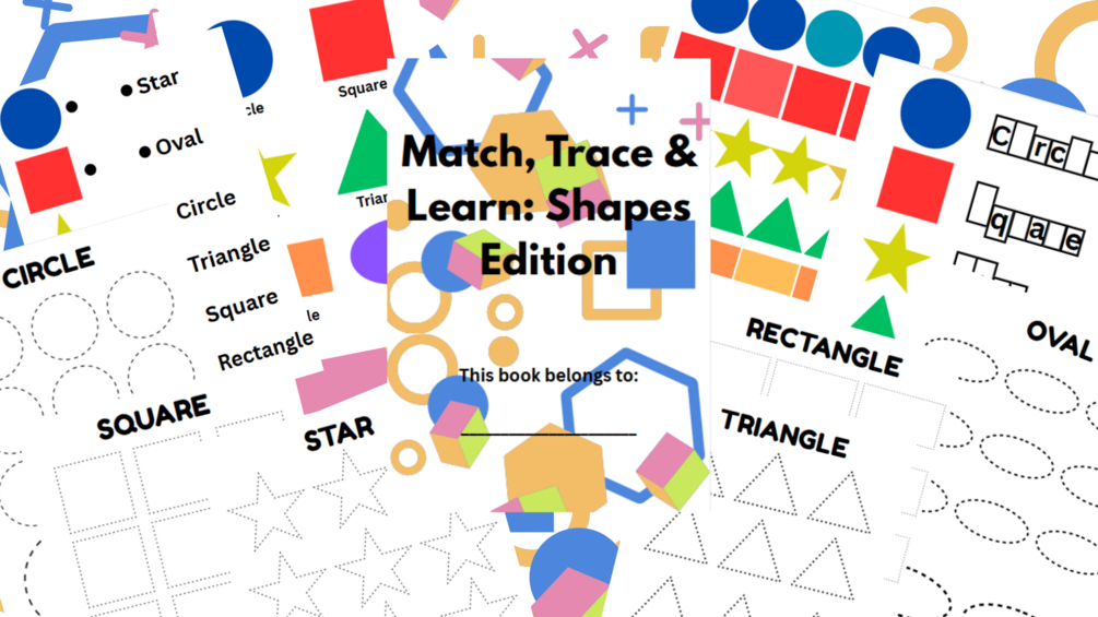 Match, Trace & Learn: Shapes Edition