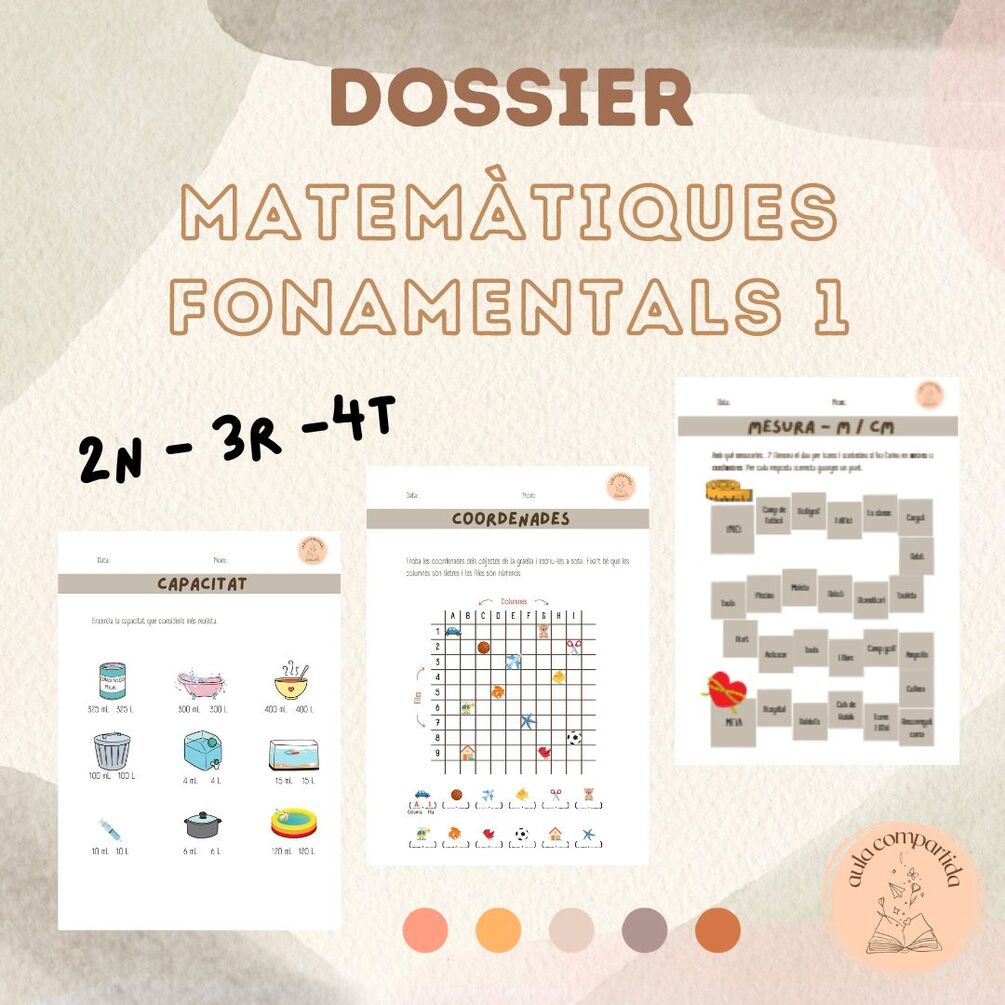 MATEMÀTIQUES FONAMENTALS 1 (2n-4t)