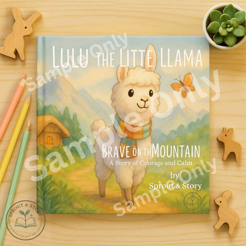 Lulu the Little Llama: Brave on the Mountain – Printable Courage Story ...