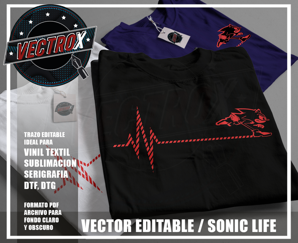 Vector Editable - Sonic Life
