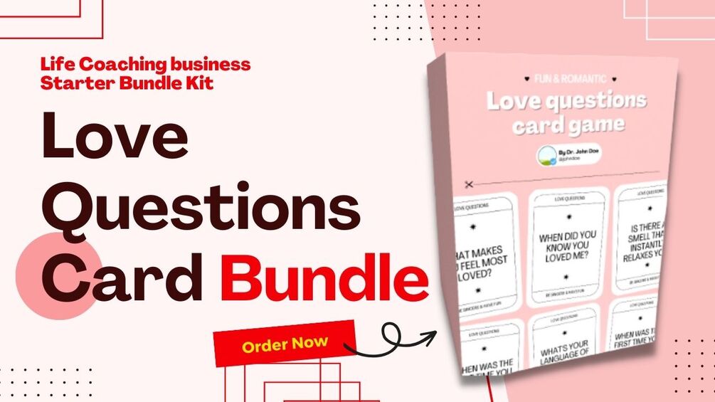 27 unique Love Question Cards game Bundle