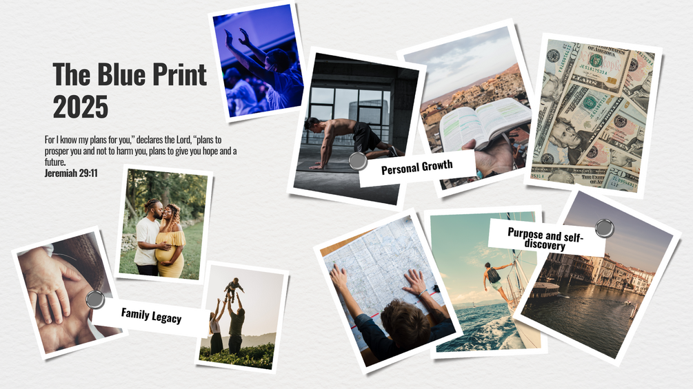 2025 Blue Print vision board