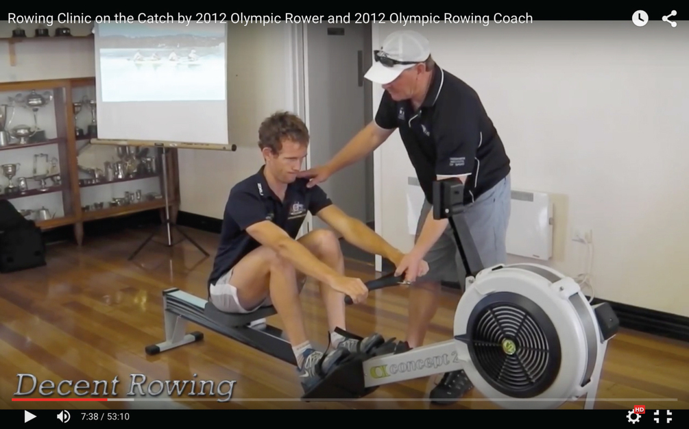 Rowing Clinic on the Catch by Olympic Rower Anthony Edwards and Olympic ...