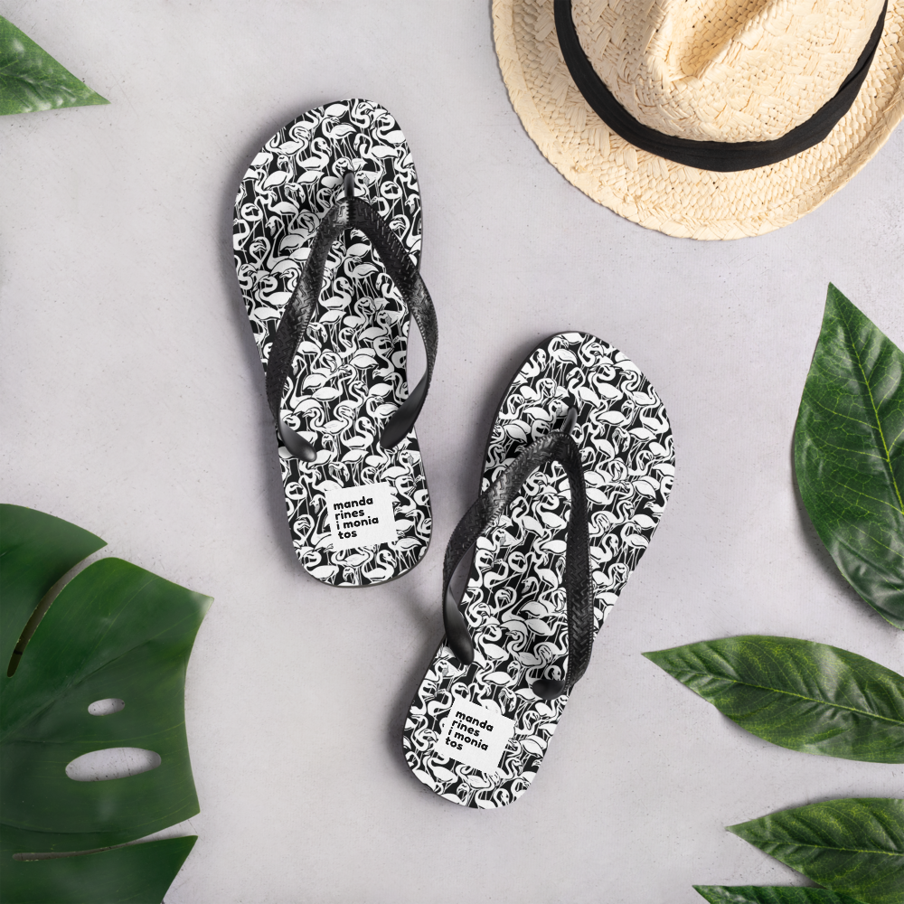 Chancletas Flamencos / Flamingo Flip-flops
