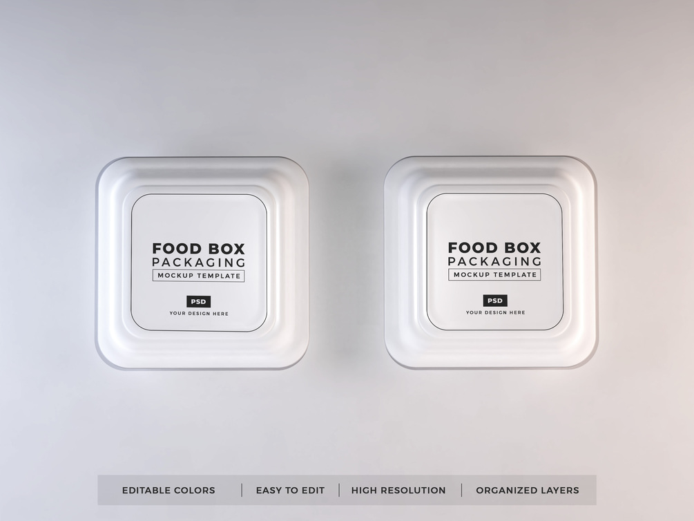 Food Box Mockup Vol 16