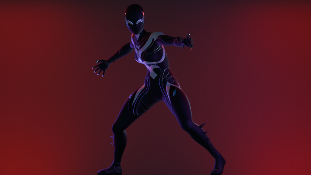 VRChat Spider-Lair Squirrel Girl Symbiote inspired suit
