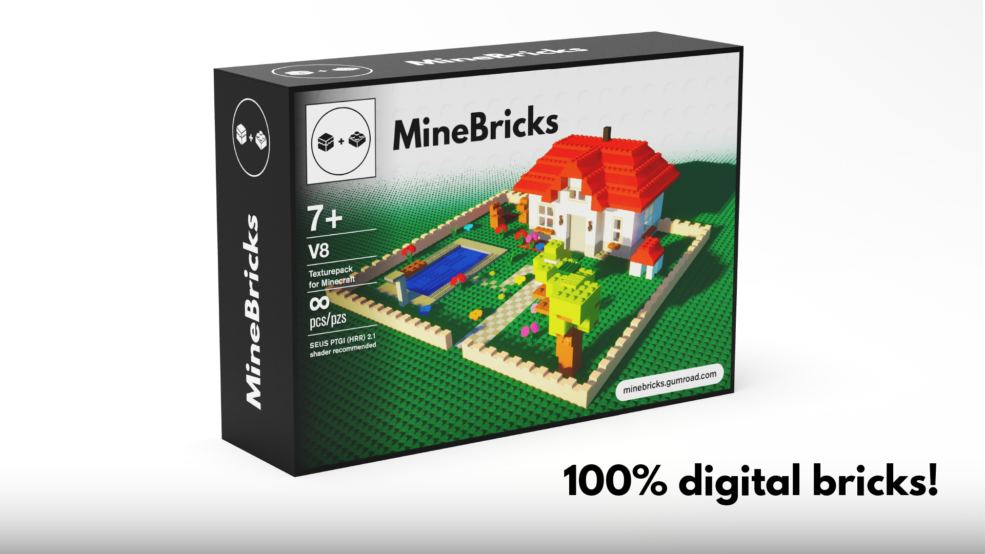 MineBricks V8 Texturepack is now available to download! Over 100 new ...