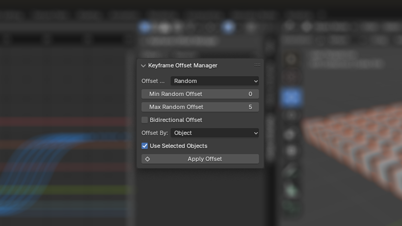Blender: Keyframe Offset Manager