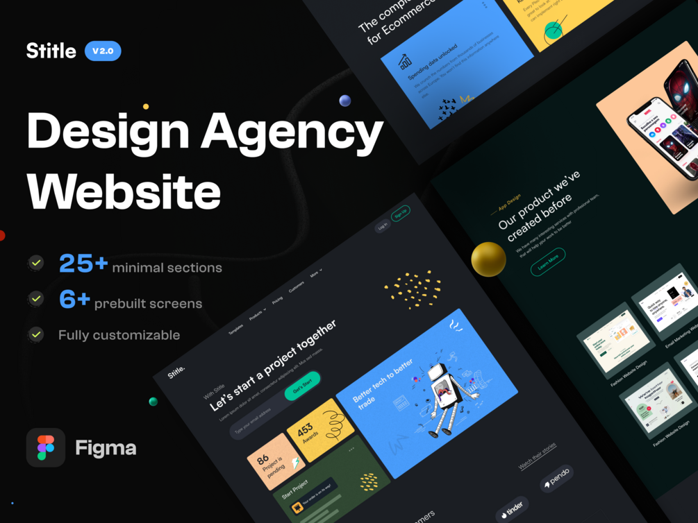 Figma Design Agency Template