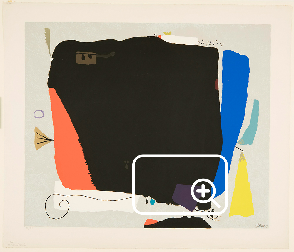 196 digital images of Willi Baumeister paintings, people landscape still life material