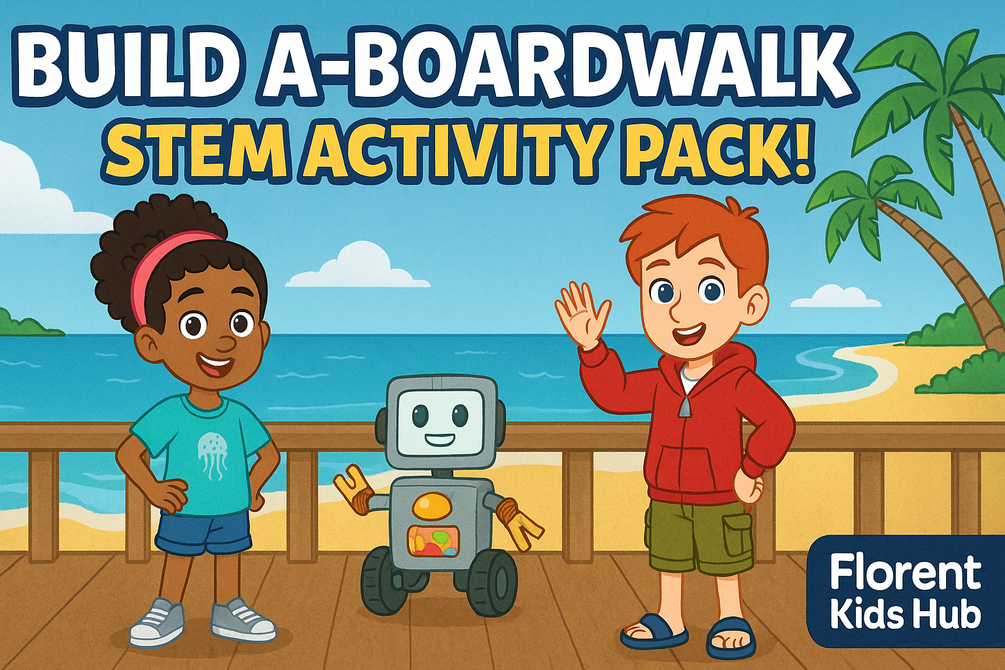 Boardwalk Builders Activity Pack – STEM Printable Bundle