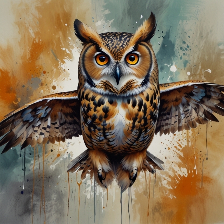Majestic Owl art