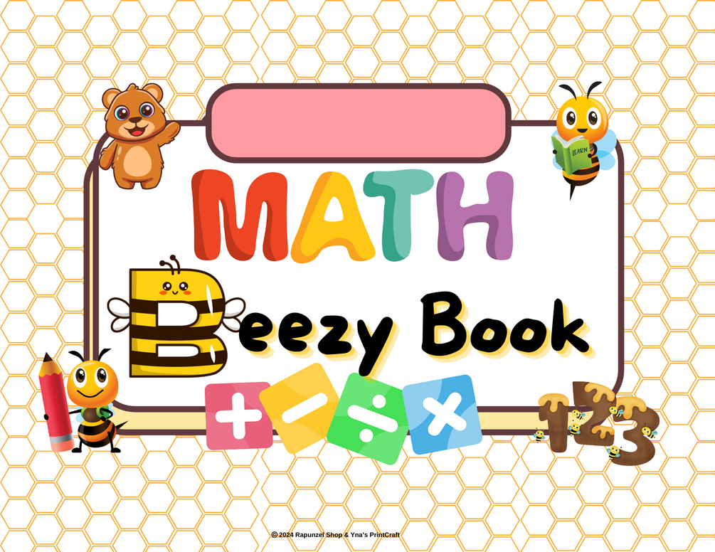 Bee Theme Math Busy Book (Math Beezy Book)