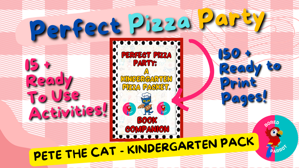 🎉 Kindergarten & Pre-K Pizza Activity Pack! (150+ Pages) | Pete the Cat ...