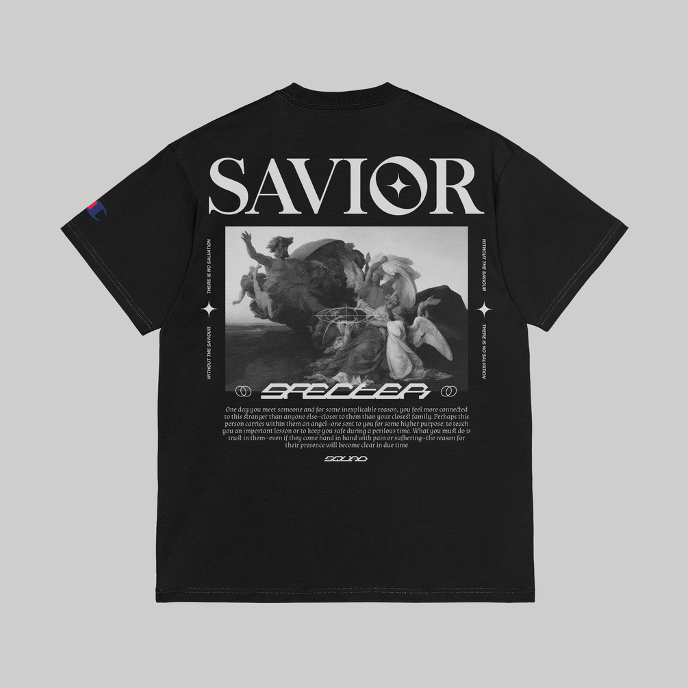 Premium SAVIOR Design Oversized T-Shirt Mockup