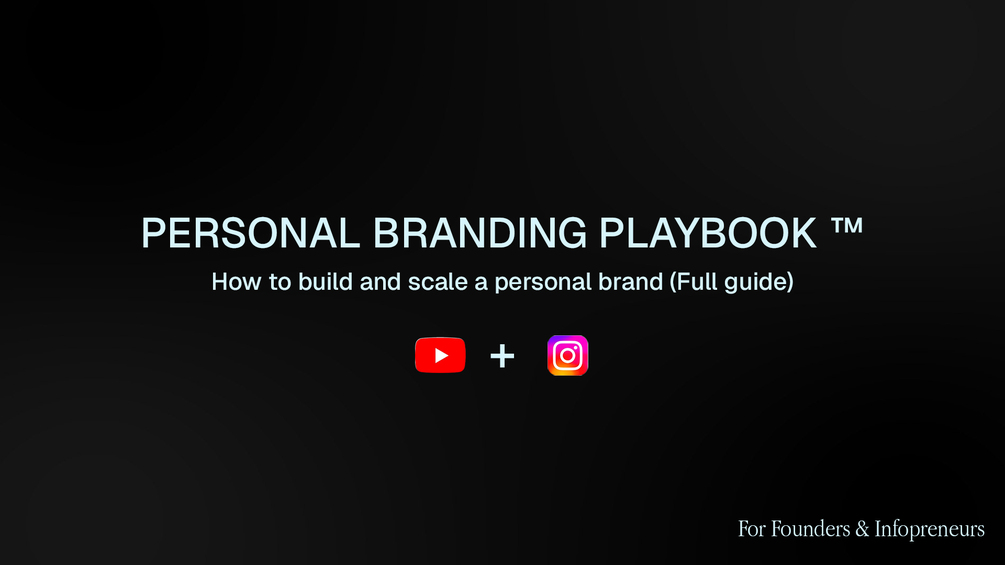 Personal branding playbook
