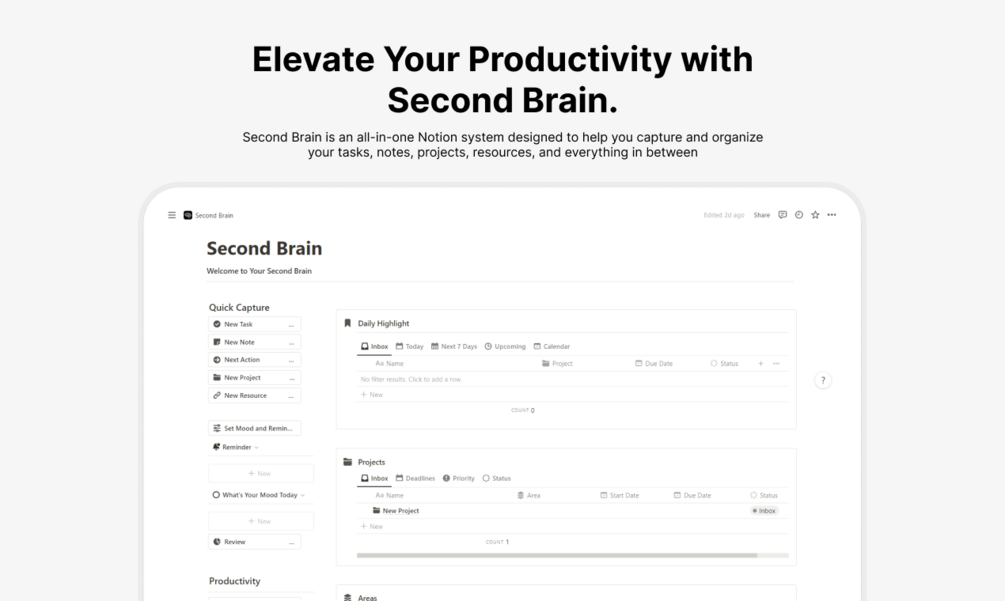 Second Brain Template