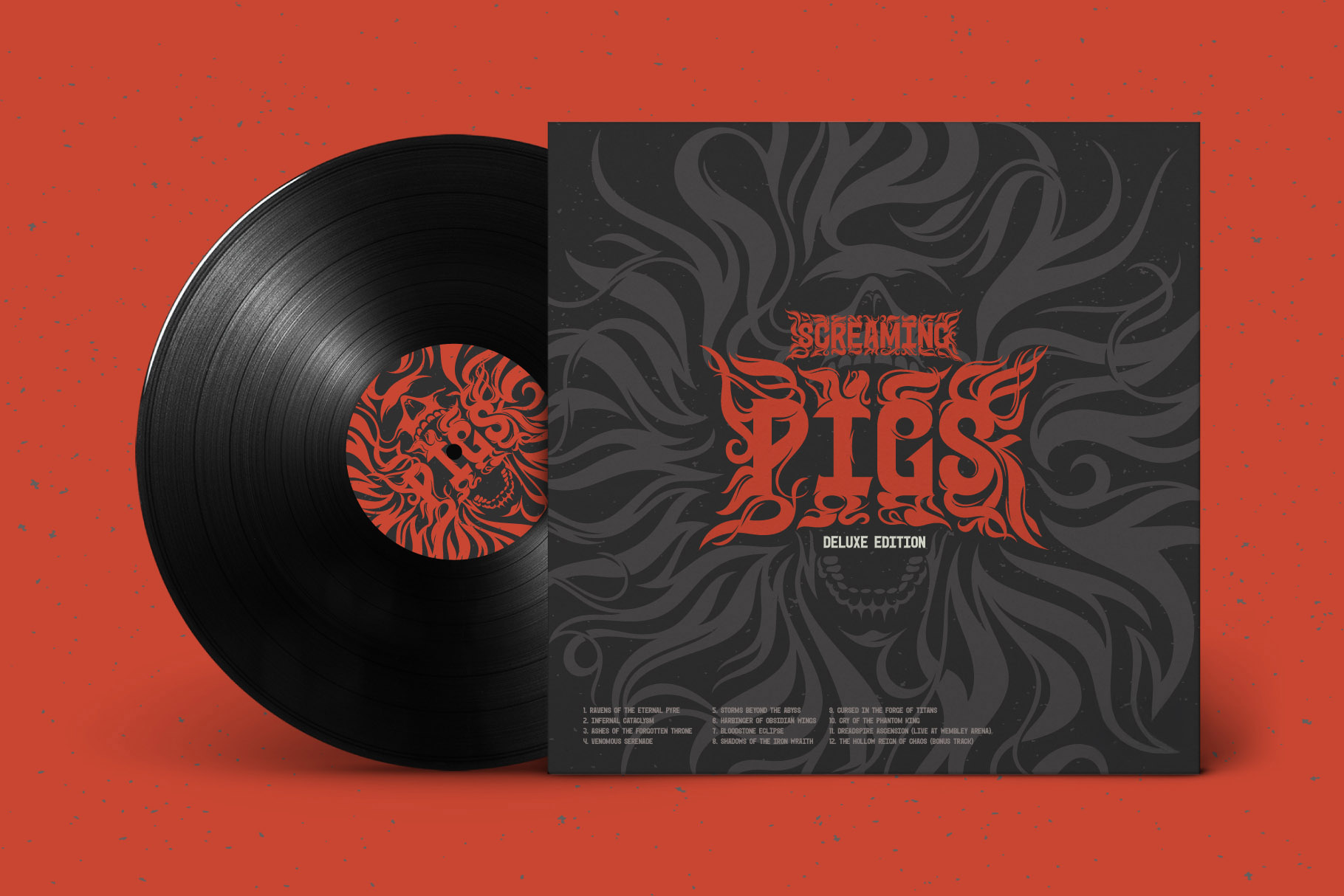 Hairy Metal - Hardcore Font