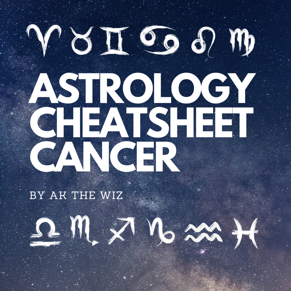 Cancer Astrology Cheat Sheet