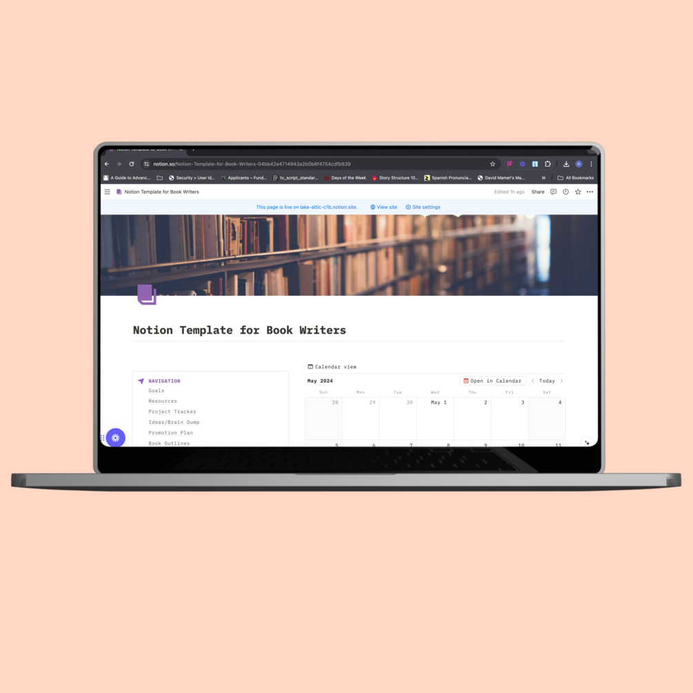 Notion Template for Authors