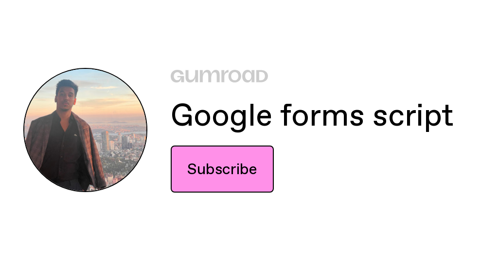 Google forms script