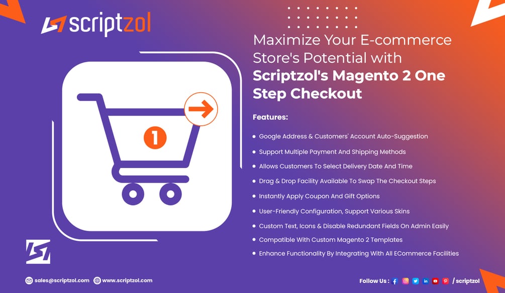 Magento 2 One Step Checkout Extension