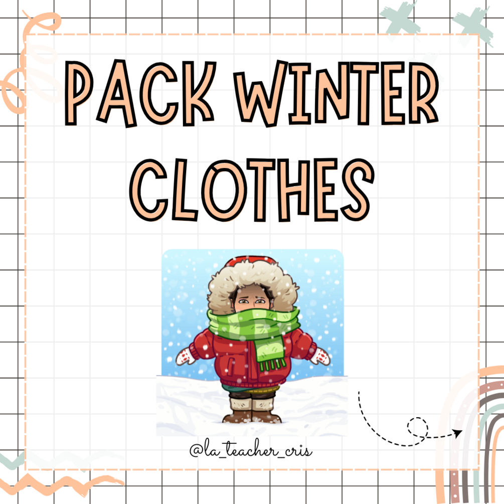 Pack Winter Clothes
