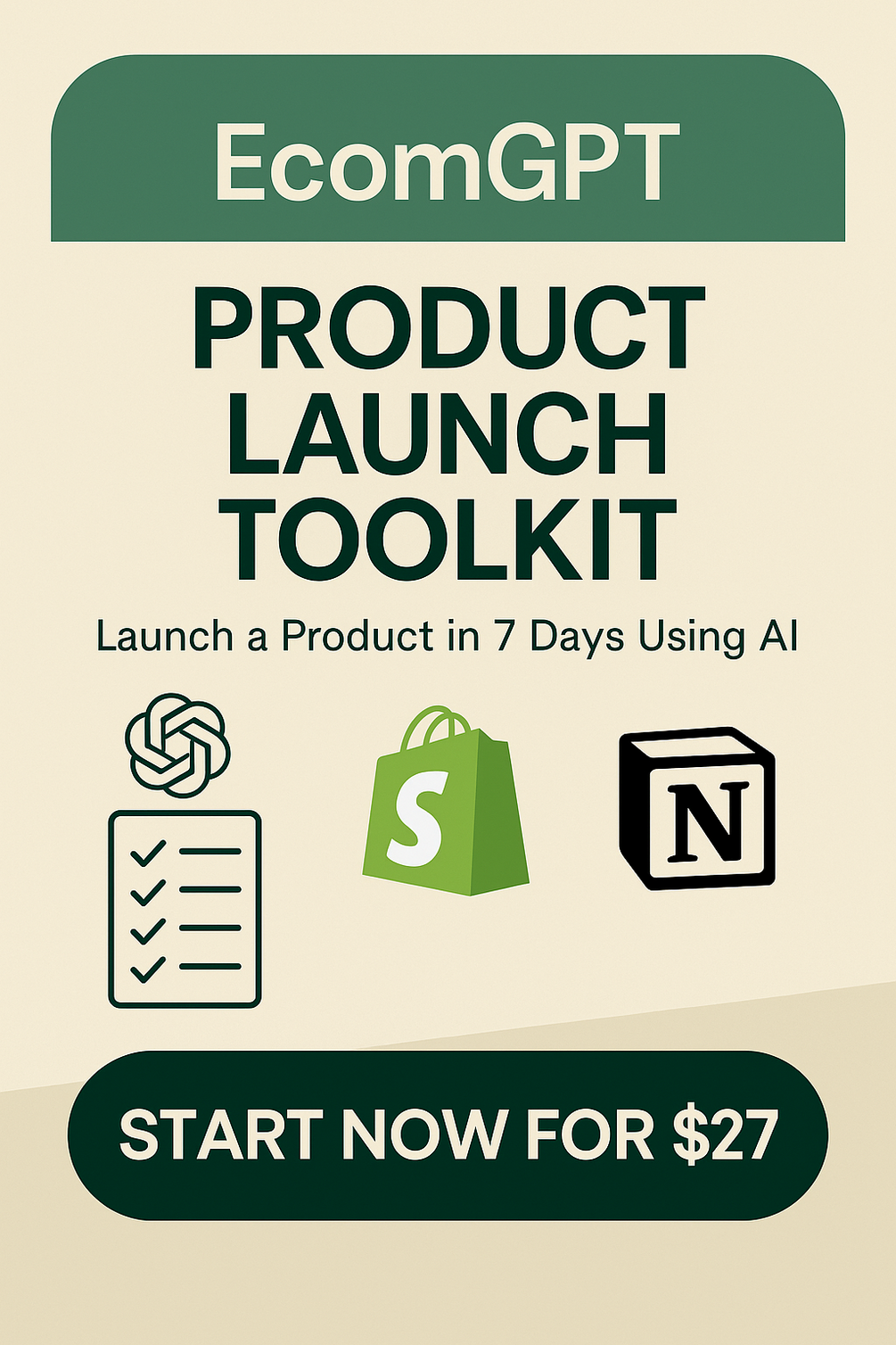EcomGPT Product Launch Toolkit