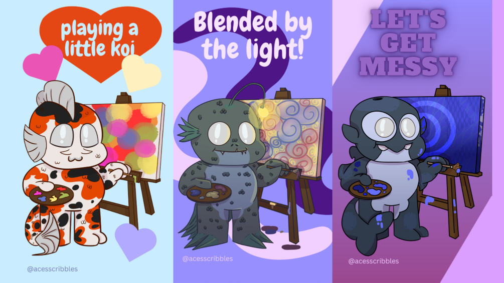 glomling painting phone wall paper