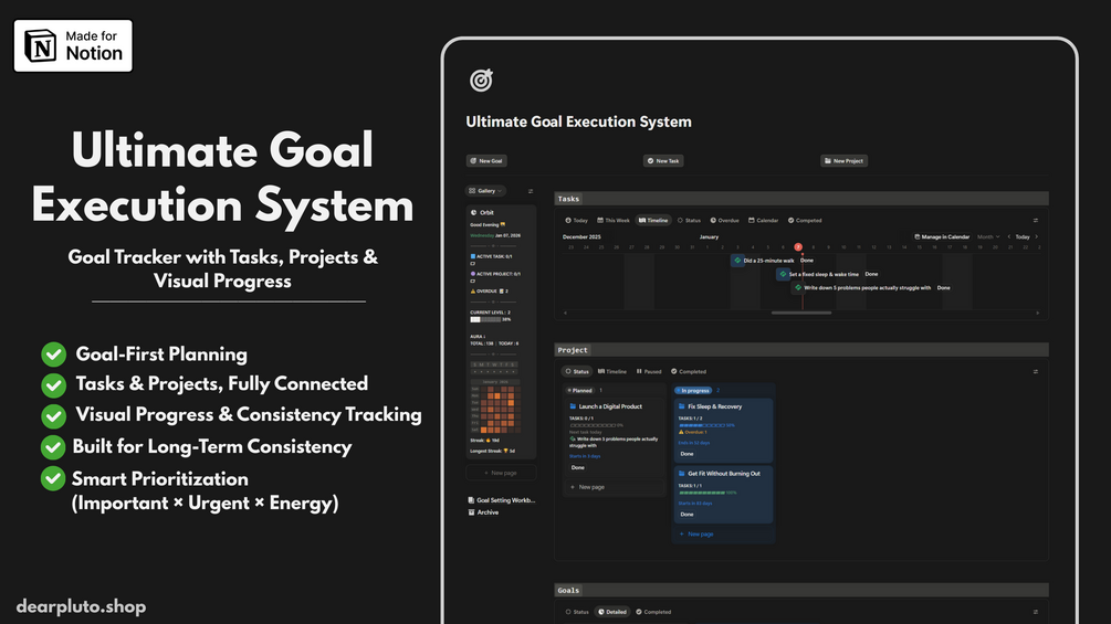 Ultimate Goal Execution System