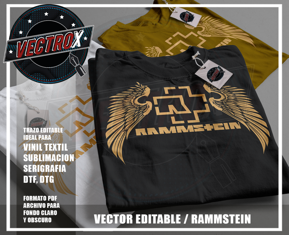 Vector Editable - Rammstein Angel