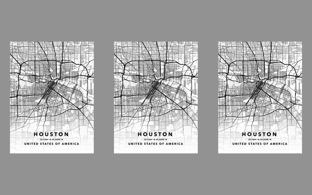 Geographical Art of Houston