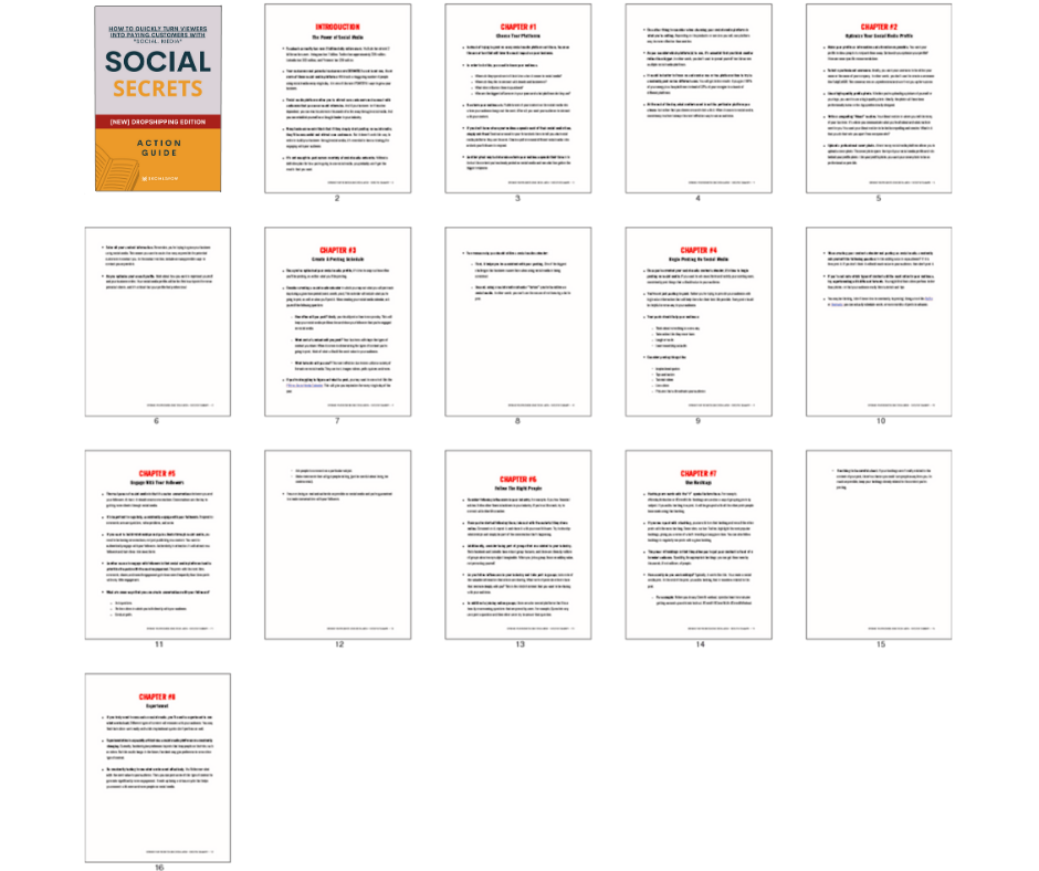 SOCIAL SECRETS Bundle: Dropshipping